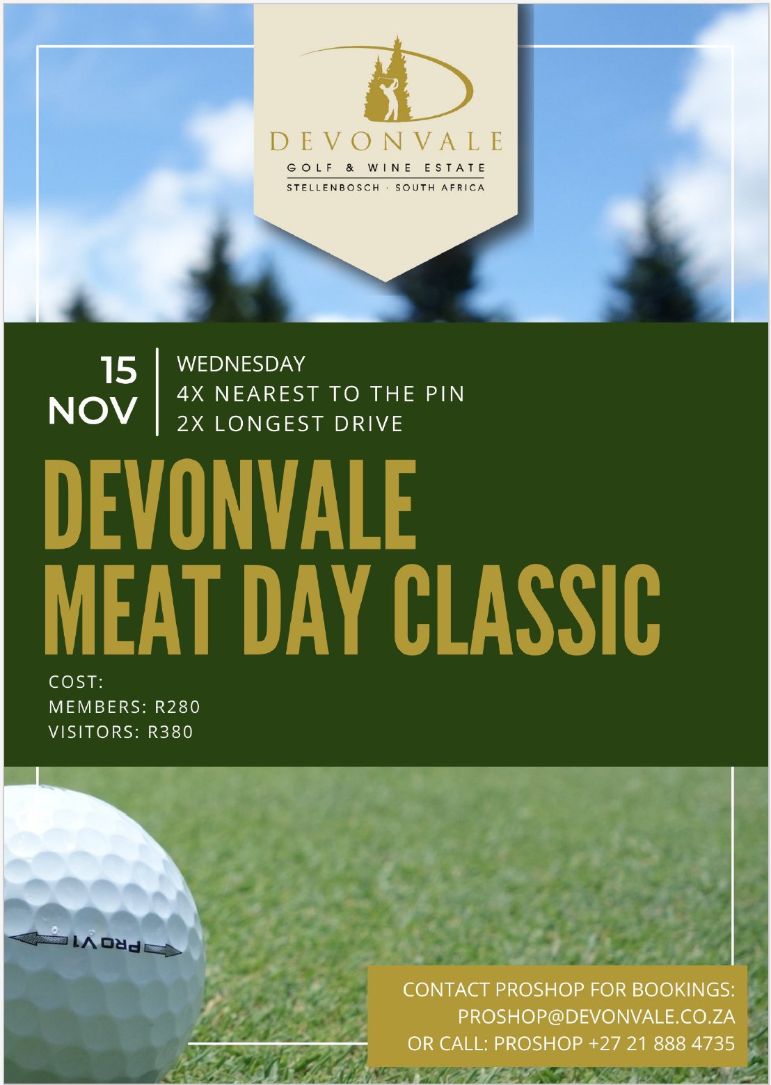 Devonvale Golf and Wine Estate | Book for Devonvale Classic 2023