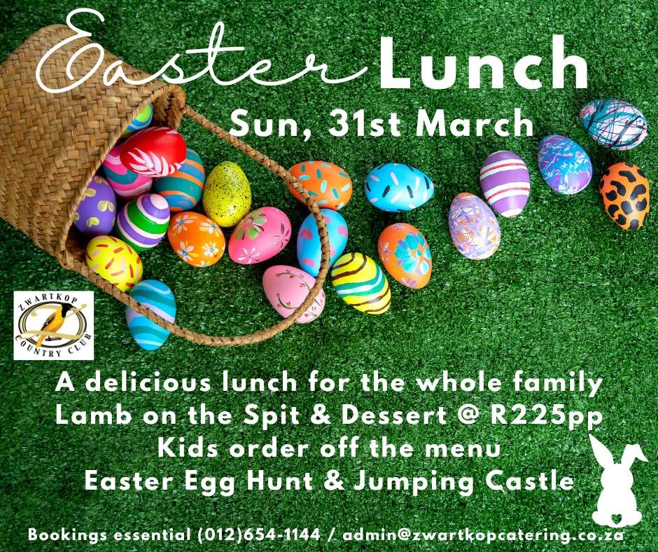 Zwartkop Country Club | Easter Lunch 2024
